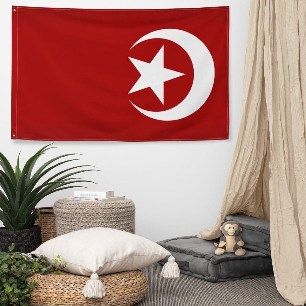 Nation of Islam Flag Tapestry Aesthetic Wall Tapestry | B1Clothing